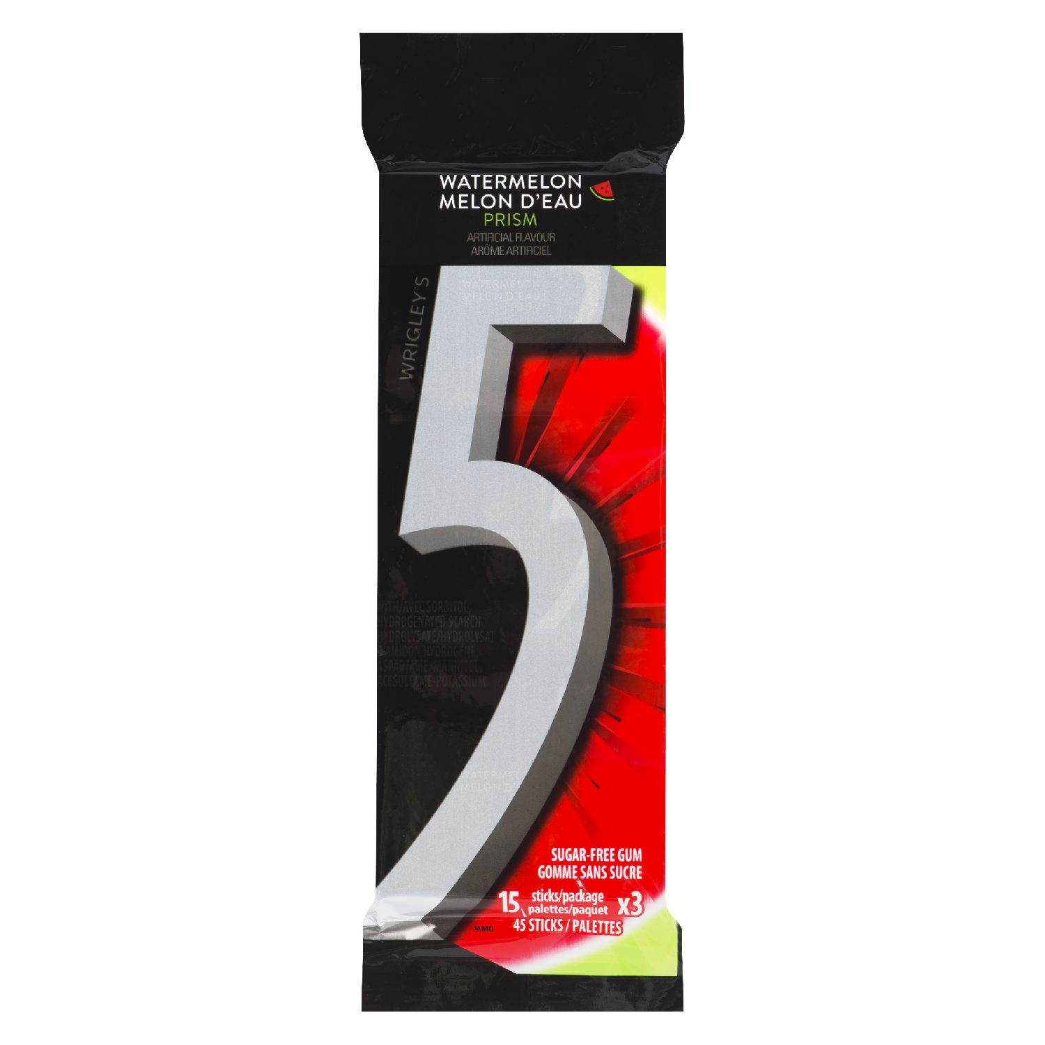 Wrigley's - 5 Prism Watermelon Gum Stong's Market