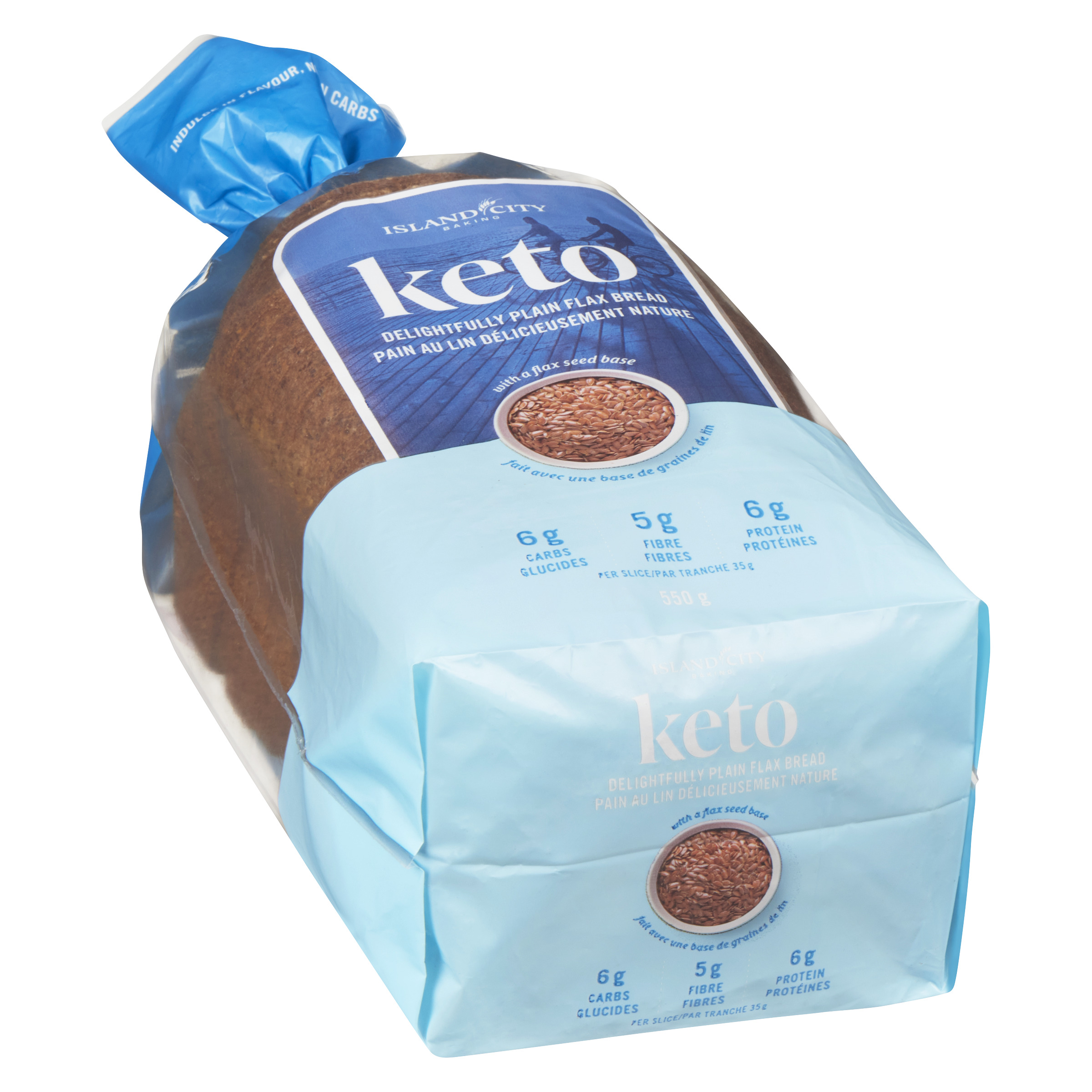Island City Baking Keto Plain Flax Bread Stongs Market