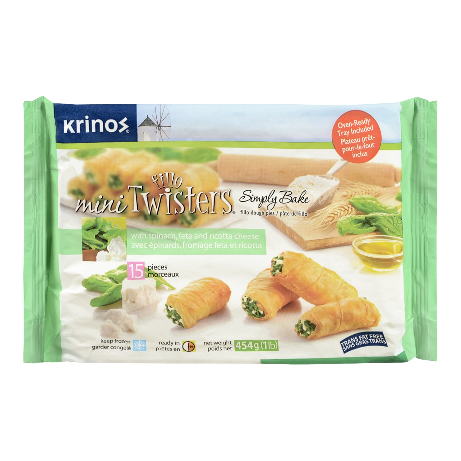 Krinos Mini Rolls - Spinach and Feta Cheese Stong's Market